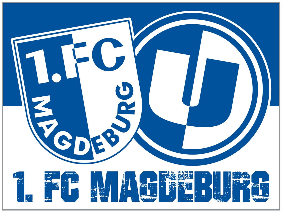 1. FC Magdeburg - flagge - 1,5 x 1 m – Ultras Schal