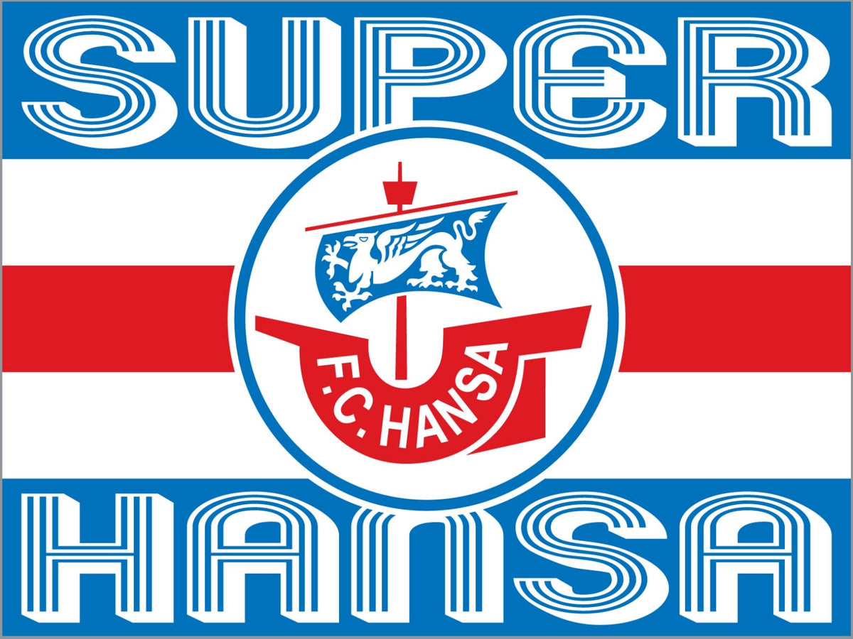 FC Hansa Rostock - flagge - 2 x 1,5 m – Ultras Schal