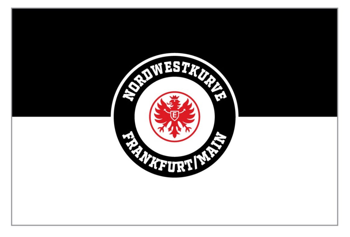 Eintracht Frankfurt - flagge - 2 x 1,5 m – Ultras Schal
