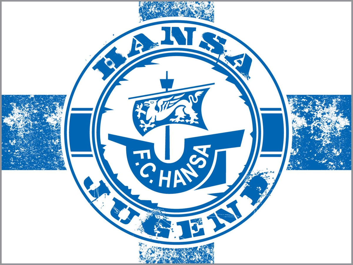 FC Hansa Rostock - flagge - 1,5 x 1 m – Ultras Schal