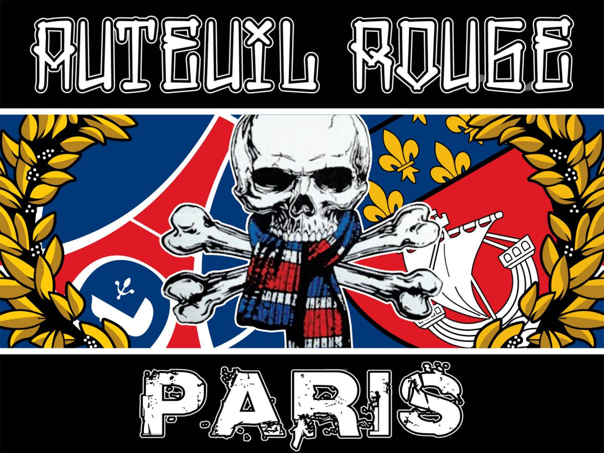 Psg - drapeau - 1,5 x 1 m – Ultras Schal
