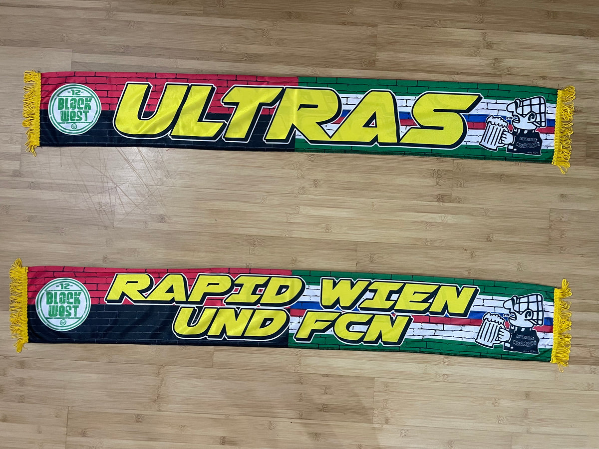 1. FC Nürnberg - 45 - SK Rapid Wien – Ultras Schal