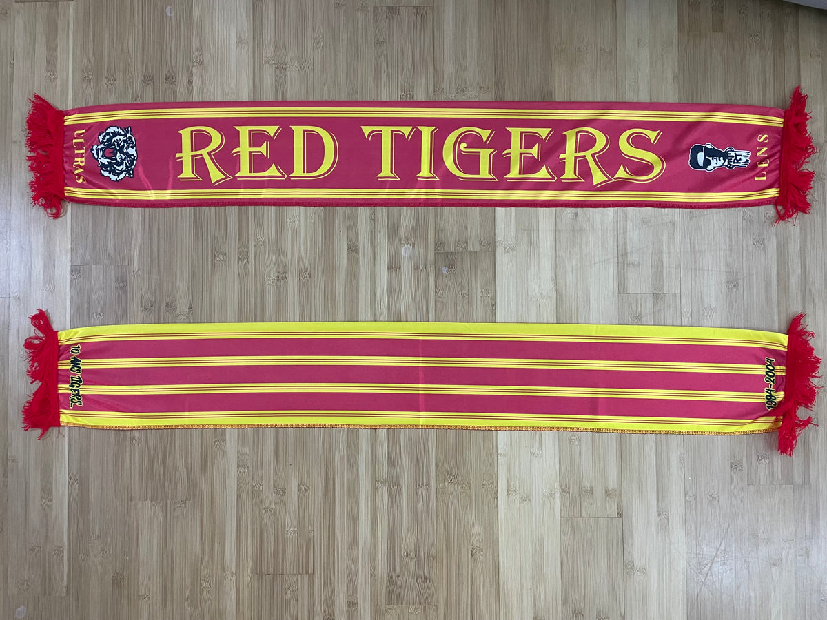 RC Lens - 18 - RED TIGERS 10 ans – Ultras Schal