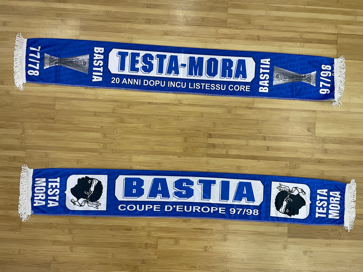 SC Bastia - 11 - TESTA MORA – Ultras Schal
