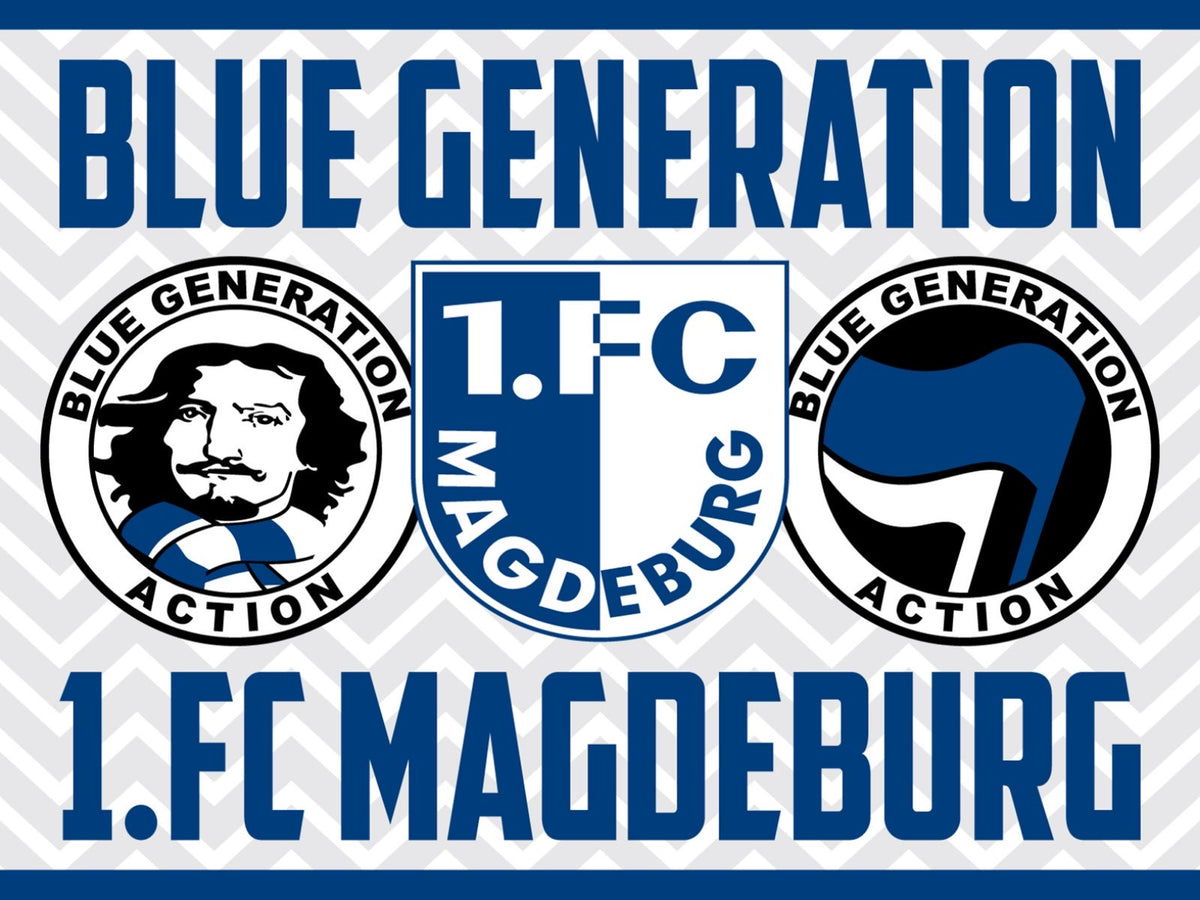 1. FC Magdeburg - flagge - 2 x 1,5 m – Ultras Schal