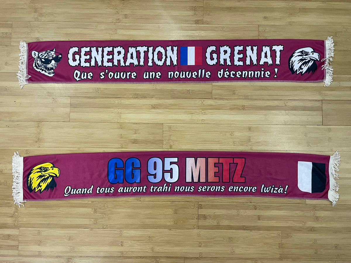 FC Metz - 07 - GG95METZ / Generation Grenat – Ultras Schal