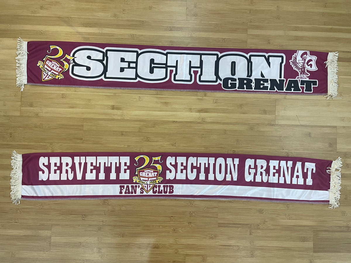 Servette FC - 10 - SECTION GRENAT 25 yahre – Ultras Schal