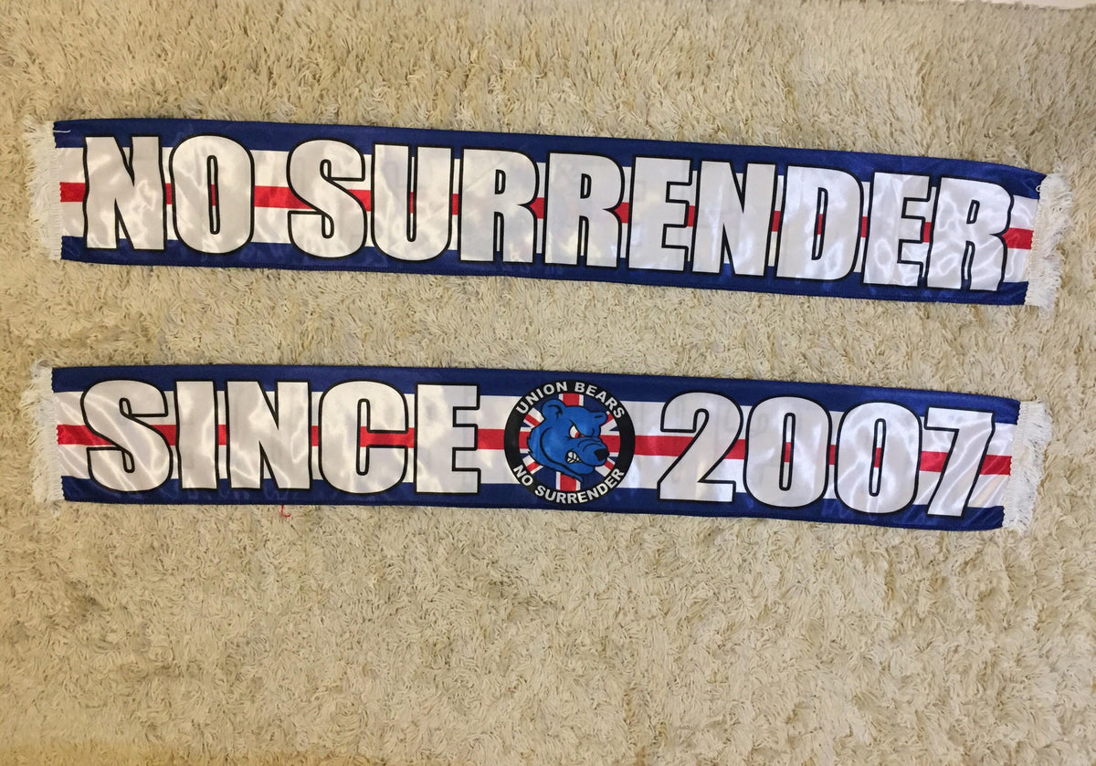 Rangers F.C. - 03 - NO SURRENDER / SINCE 2007 – Ultras Schal